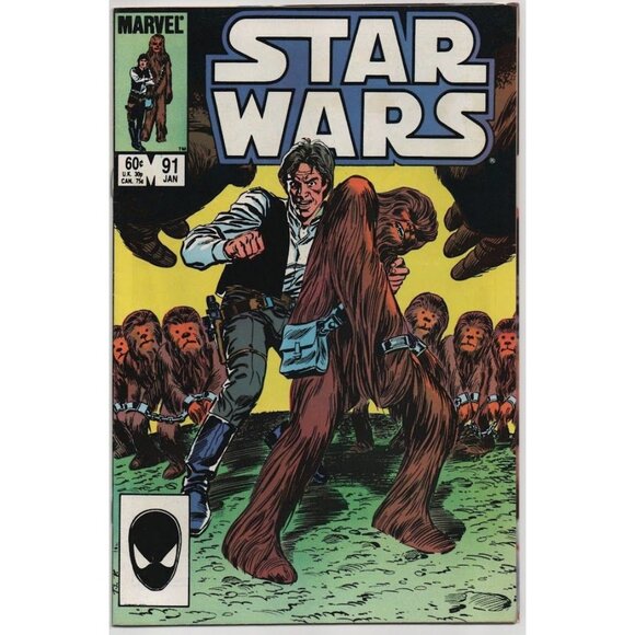 Marvel | Art | Star Wars 9 Marvel 1985 Vfnm 9 Chewbacca Family 1st ...